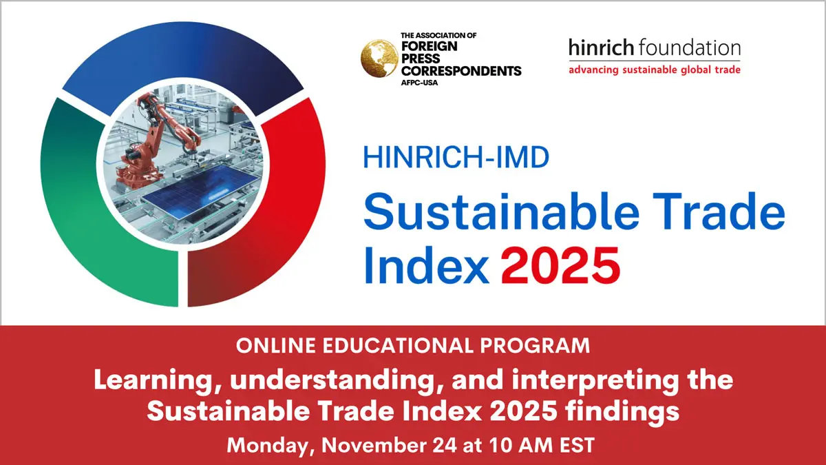 Understanding the Hinrich-IMD 2025 Sustainable Trade Index findings ...