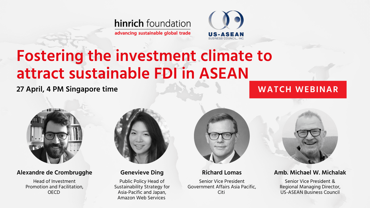 Fostering Investment Climate to Attract Sustainable FDI in ASEAN ...