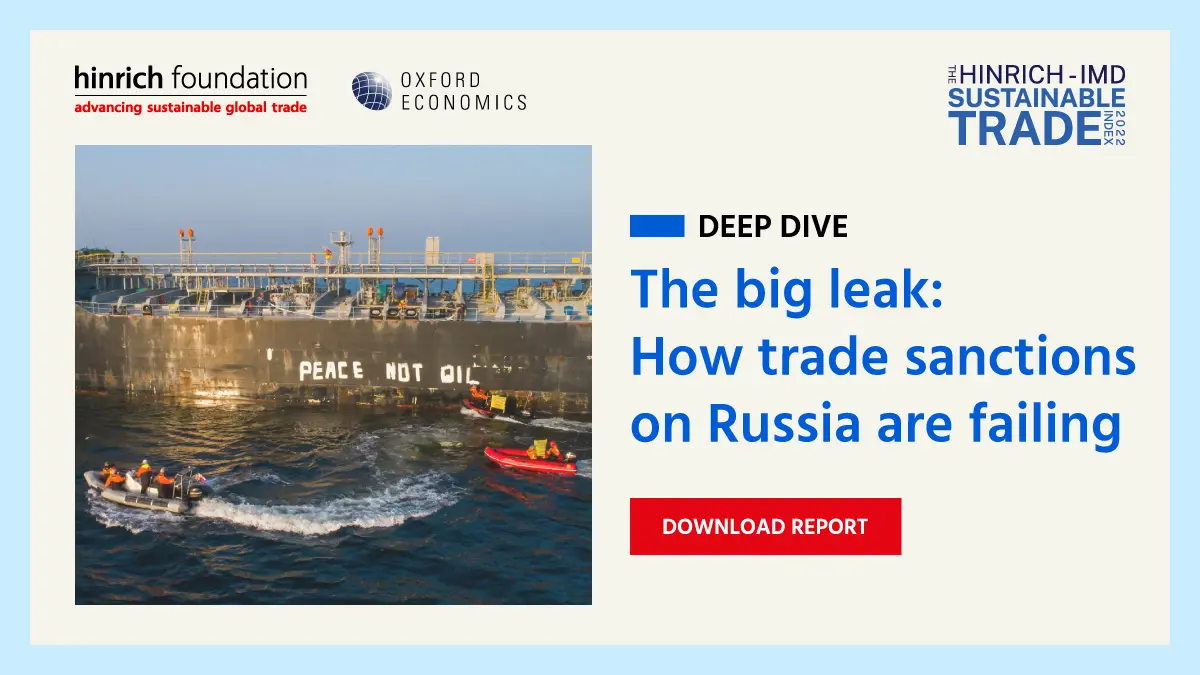 The big leak: How trade sanctions on Russia are failing | White paper ...