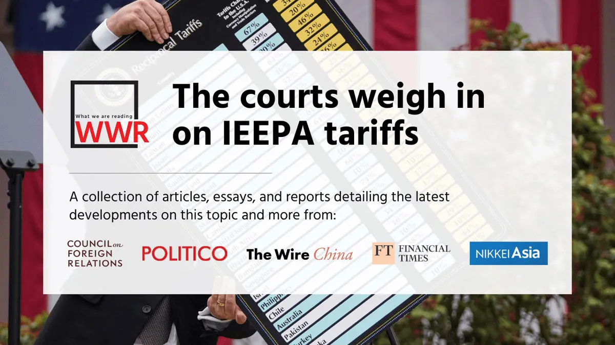 The courts weigh in on IEEPA tariffs | What we are reading | Hinrich ...