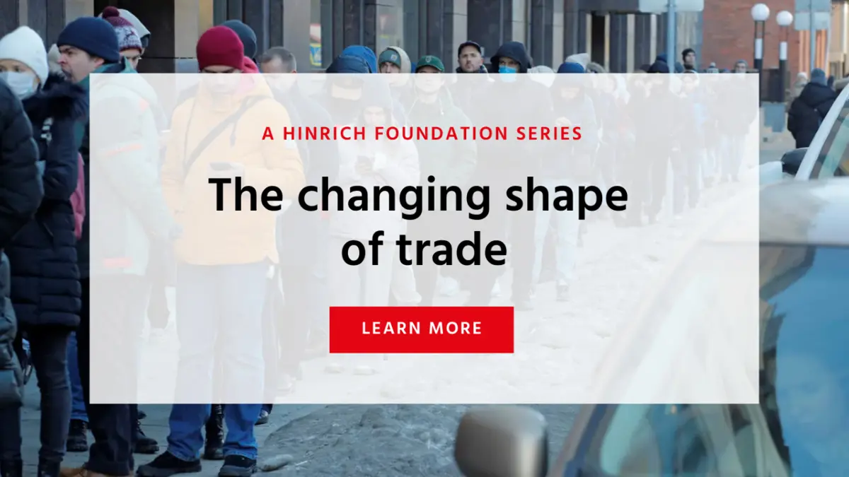 The changing shape of trade