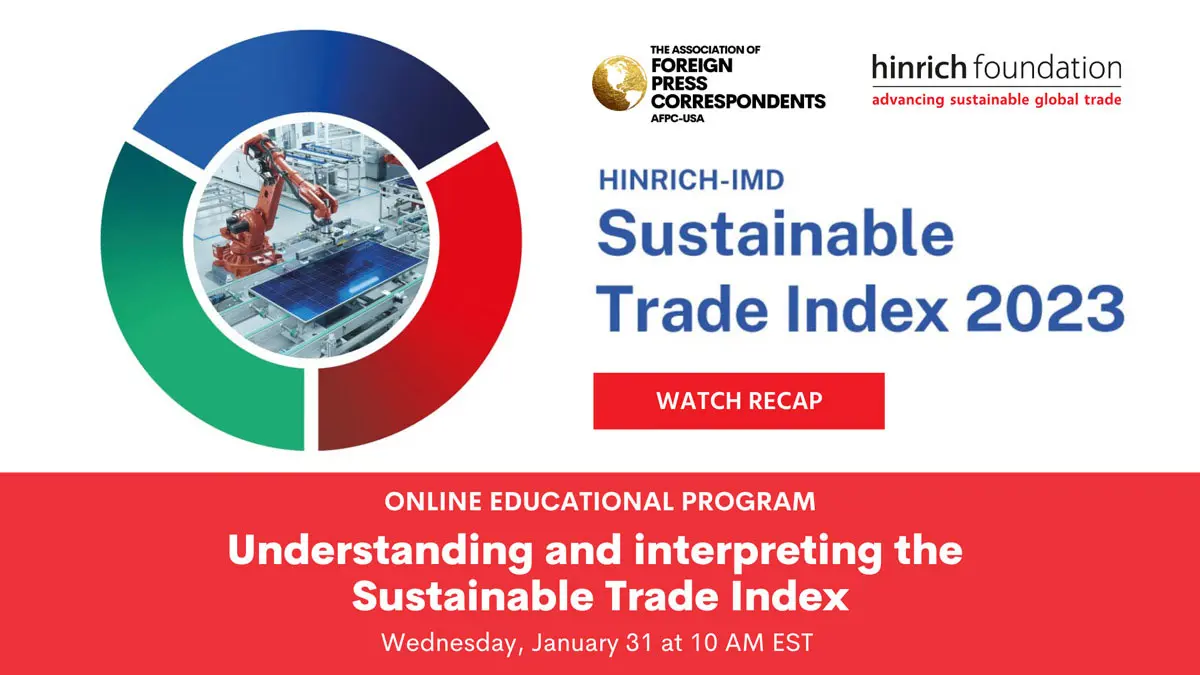 Understanding and interpreting the Sustainable Trade Index | Event ...